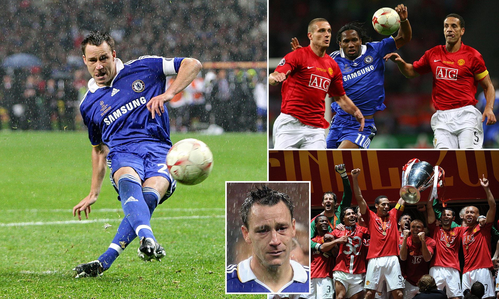 John Terry STOLE penalty off Chelsea's 'best' taker in 2008 UCL defeat