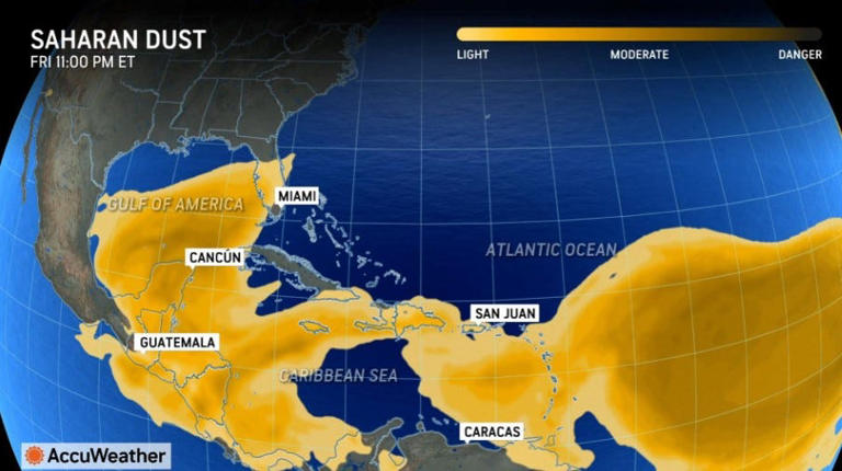 Weekend weather: How Saharan dust may impact Palm Beach County rain chance