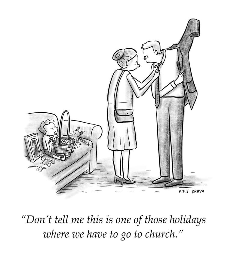 30 Funny Single-Panel Comics From New York Times Cartoonist Kyle Bravo