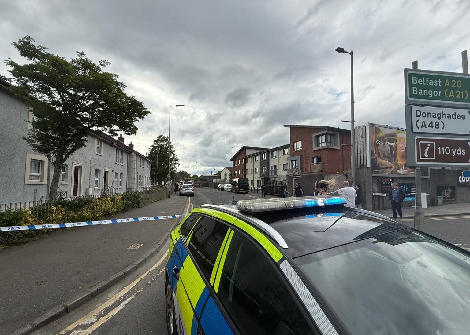 Explosive device found as residents of flats complex in Co Down town ...