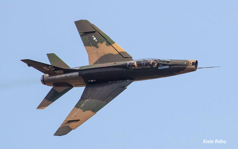 Collings Foundation's F-100F Super Sabre Returns to Flight at Vietnam ...