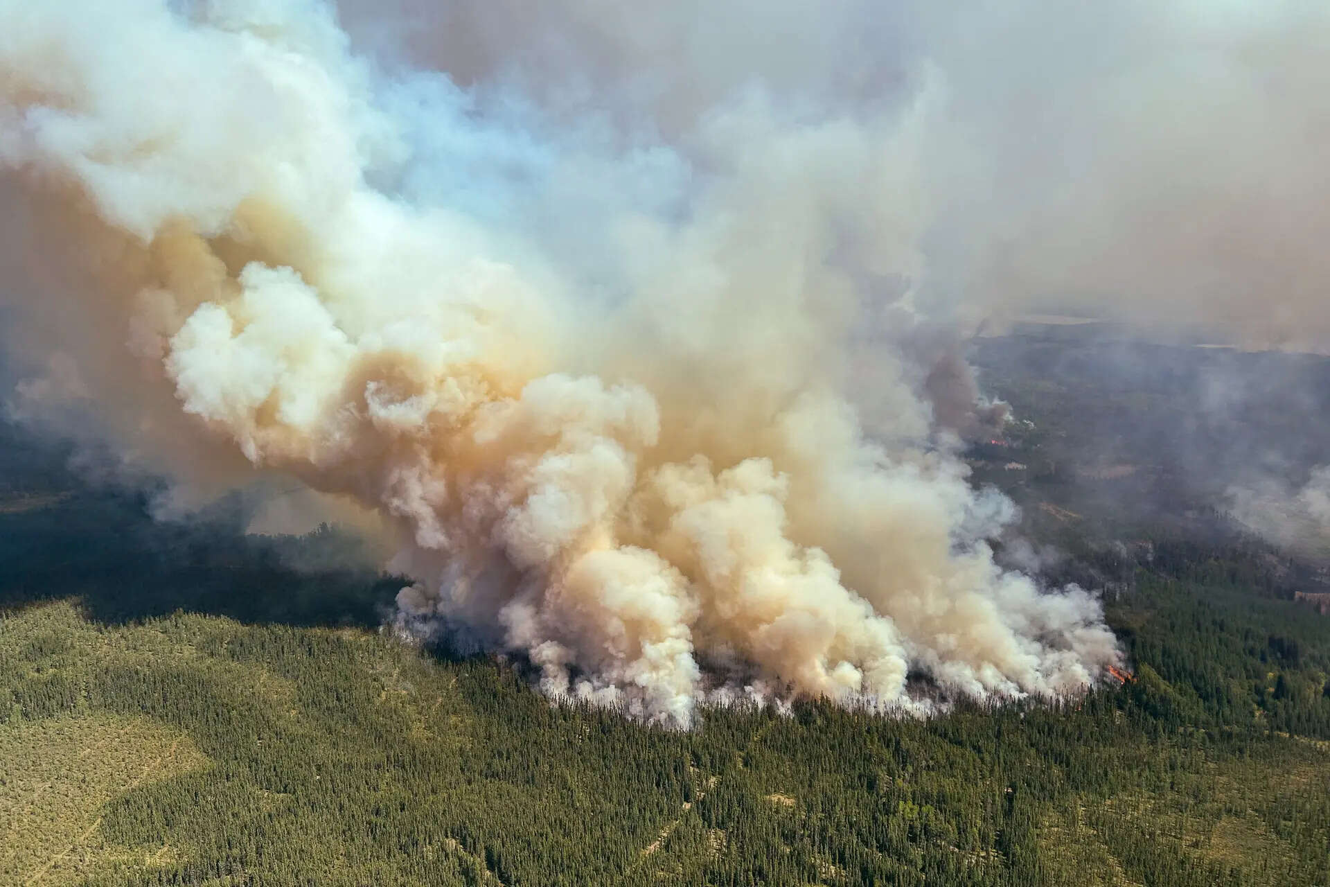 Canada wildfires: Out of control wildfire explodes across BC-Alberta ...