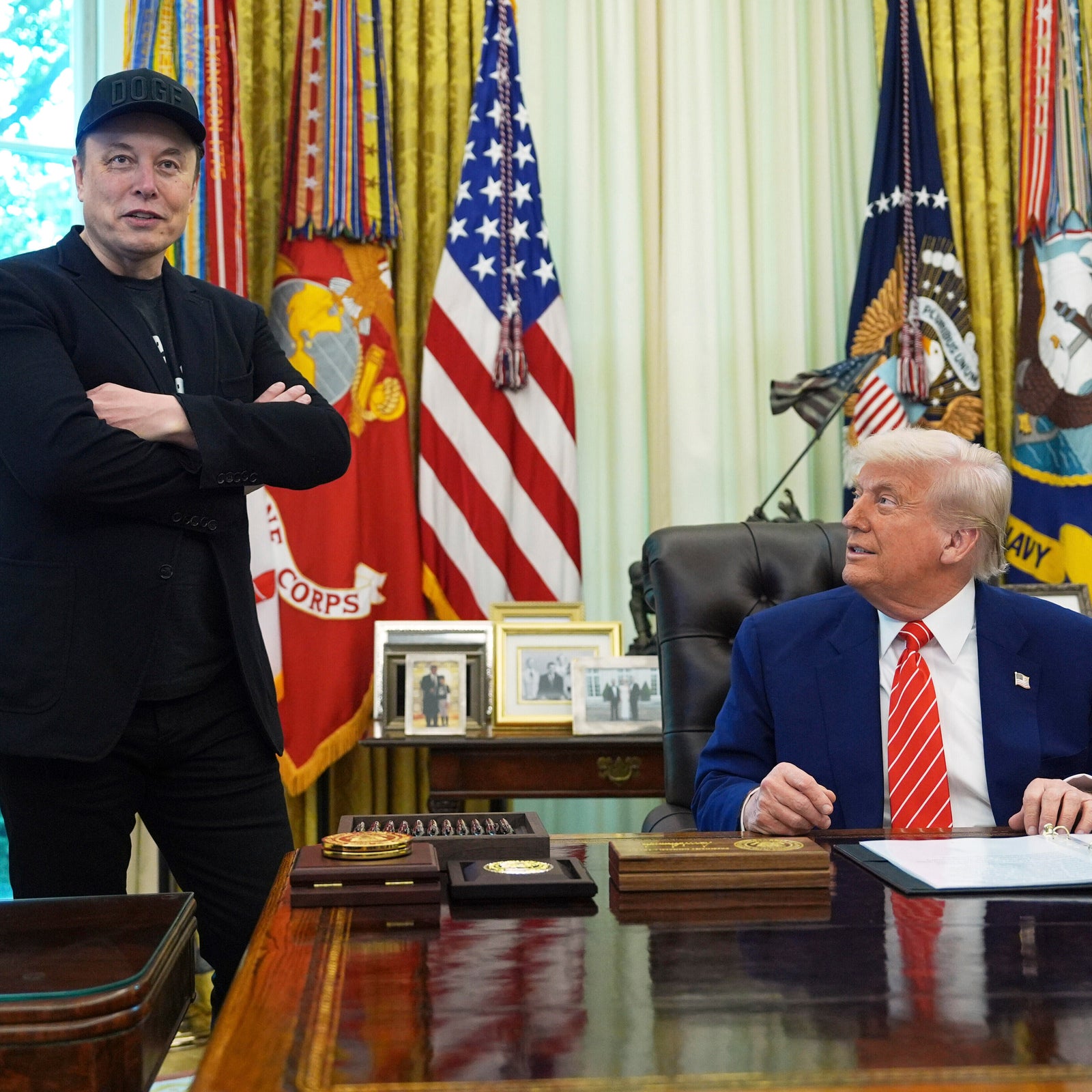 Trump praises DOGE, says Musk will return to help after last official day