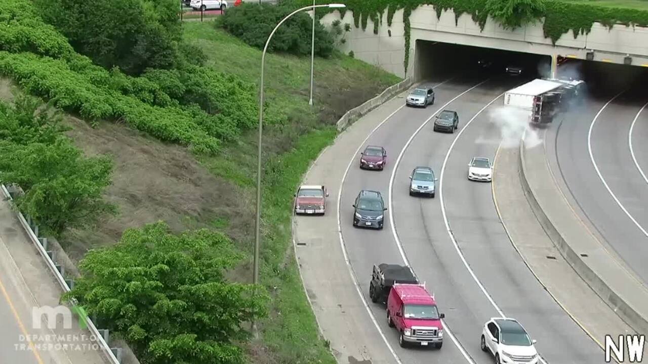 Semi hauling ammunition crashes into Lowry Hill Tunnel [FULL VIDEO]