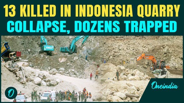 Indonesia Quarry Collapse: Limestone Quarry Collapse Kills At Least 13 ...