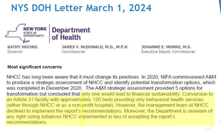 NUMC CEO and 9 other hospital leaders resign in protest over Hochul’s ...