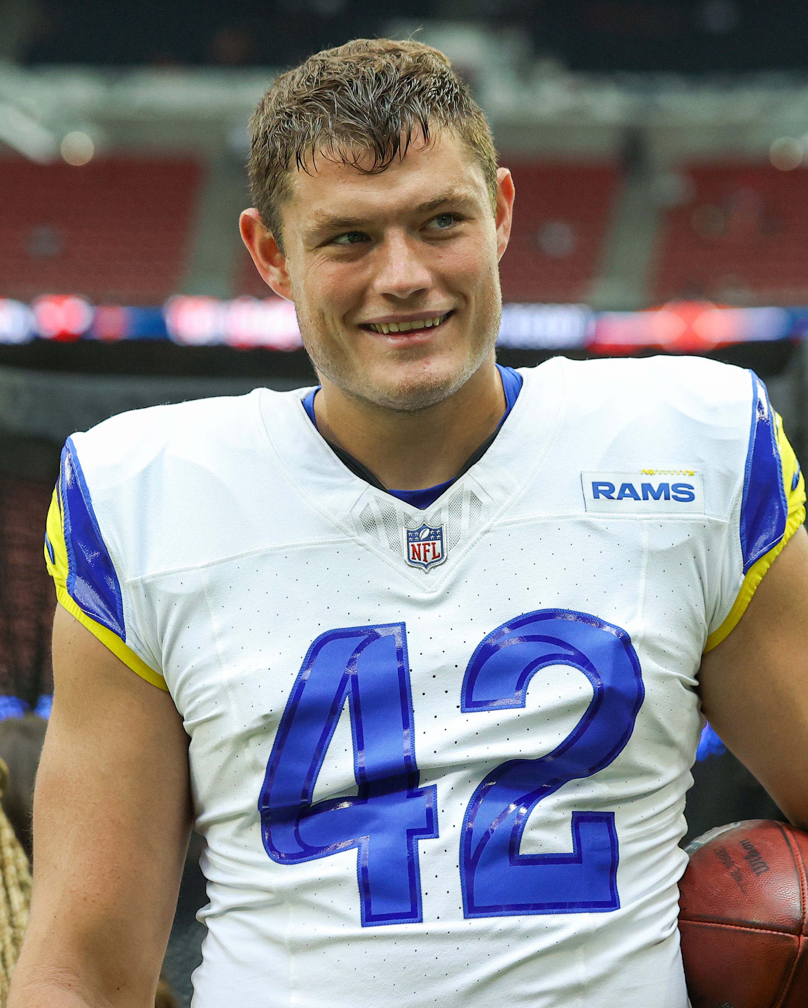 Watch Rams punter Ethan Evans squat an insane amount of weight at OTAs