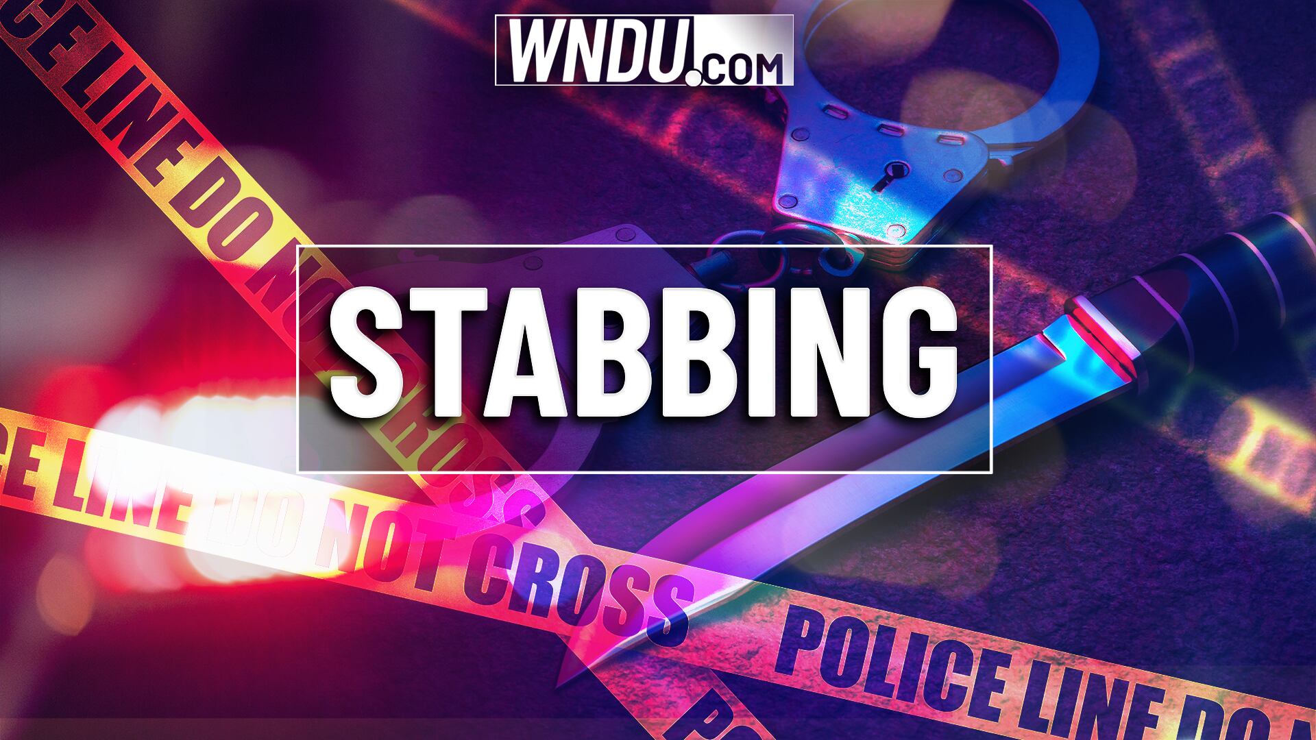 One person is hospitalized after a stabbing in South Bend