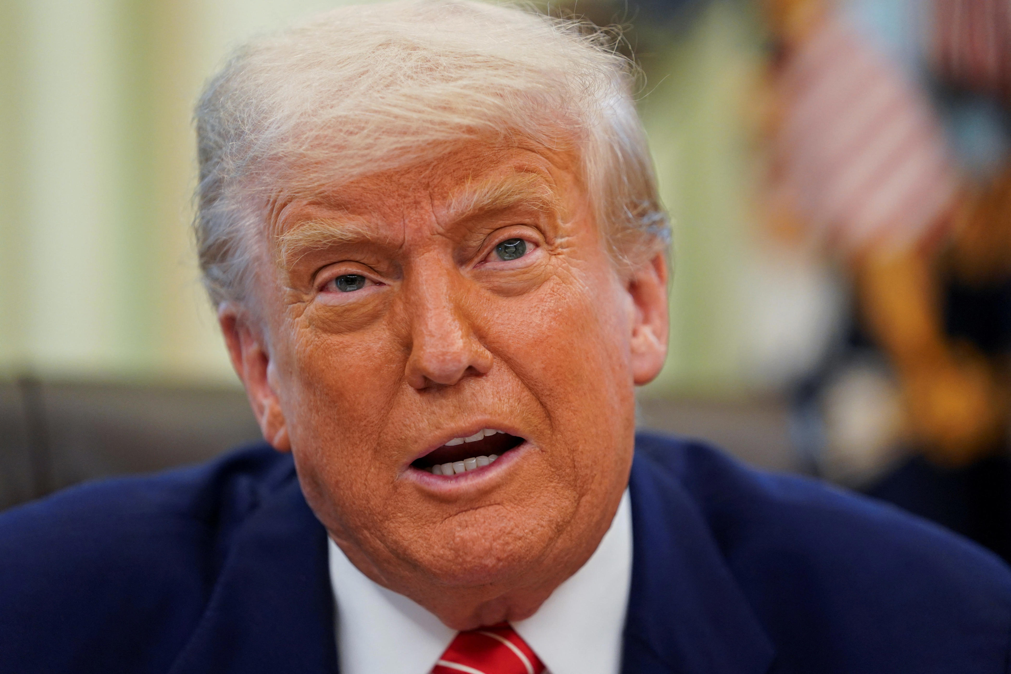 Trump says 'large scale fines will be imposed' days after transgender ...