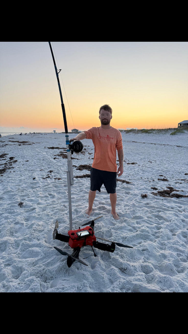 Drone company gifts Pensacola fisherman free drone after he saves girl ...