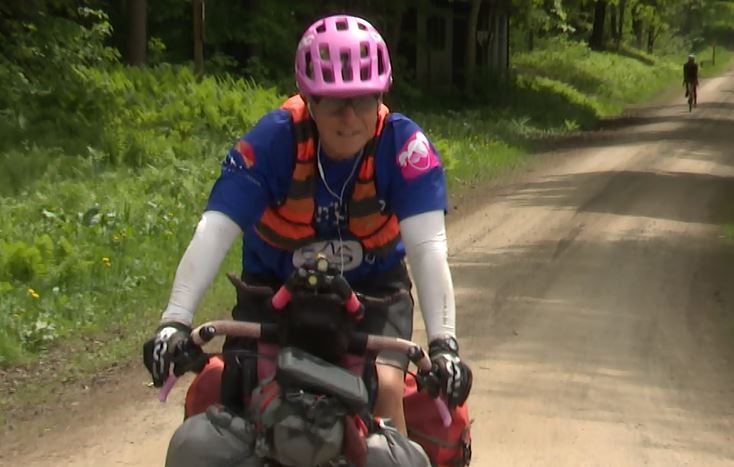 Cross-country journey brings man to north country