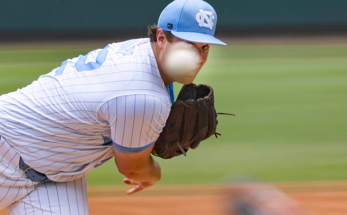 UNC shuts out Holy Cross in NCAA Tournament opener behind Jake Knapp gem