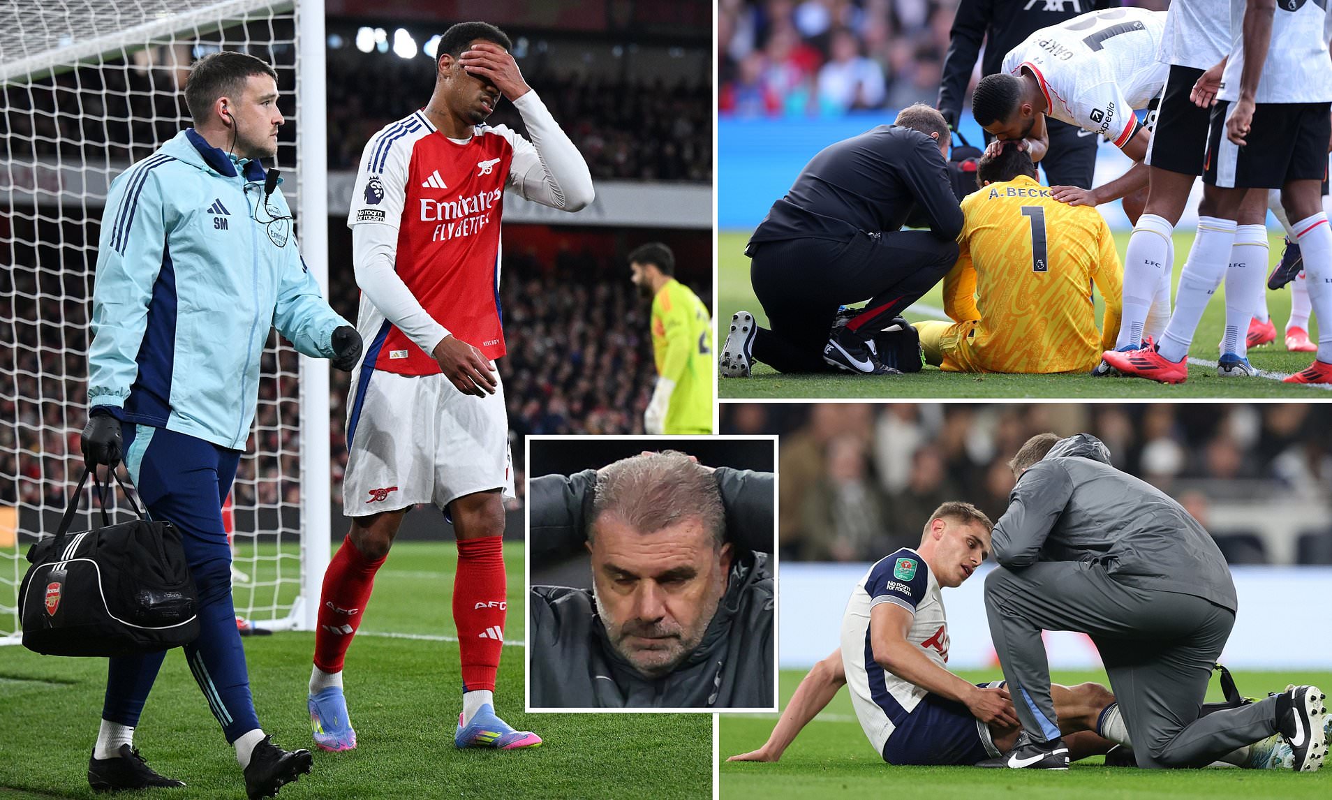Crocked Tottenham players spent twice as long on the sidelines than ...