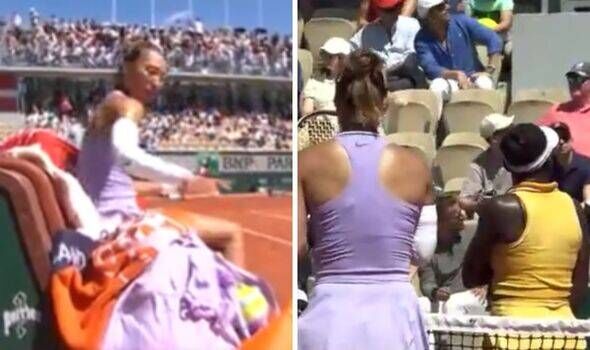 French Open match halted after spectator suffers severe injury in stands