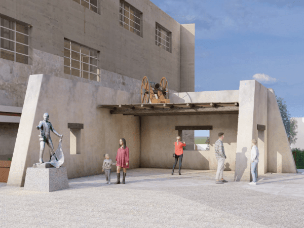 The Alamo sets new stage for famous 18-pounder cannon