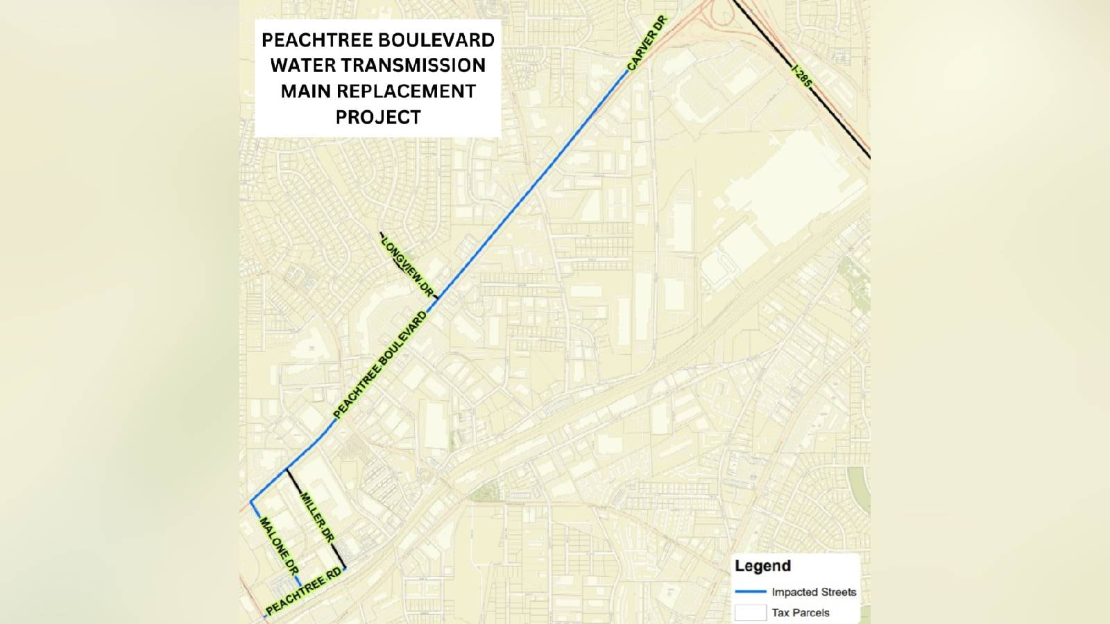 Chamblee water main project to begin in July, expected to take 3 years