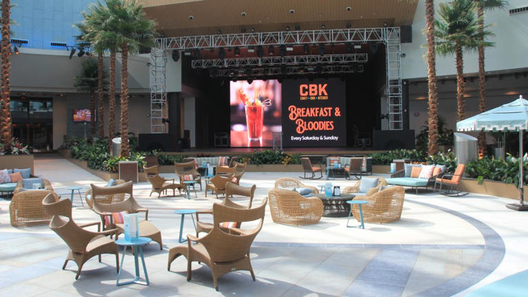 Inside new ‘Oasis’ at Gun Lake Casino: Swim-up bar, stage, pools