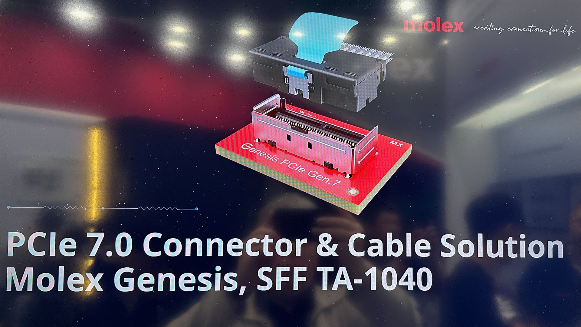 Molex demonstrates PCIe 7.0 cabling solution: 128 GT/s at 1 meter
