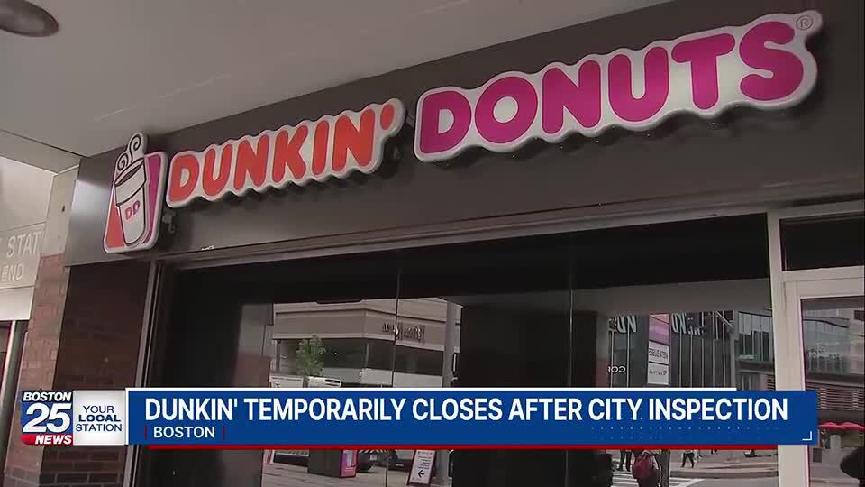 ‘It’s eating’: Dunkin’ restaurant in Boston temporarily closed as video ...