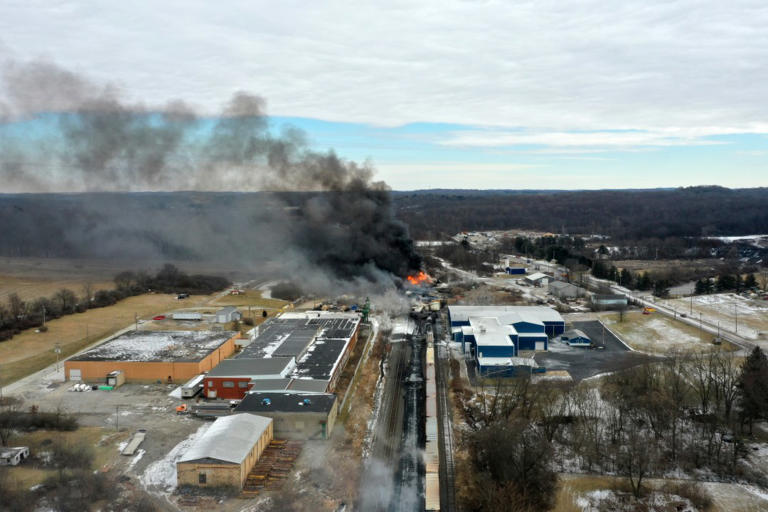 Trump announces $10M to East Palestine for 2023 train derailment