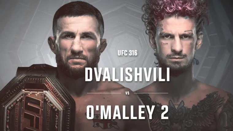 Merab Dvalishvili and Sean O'Malley iconic cards before UFC 316