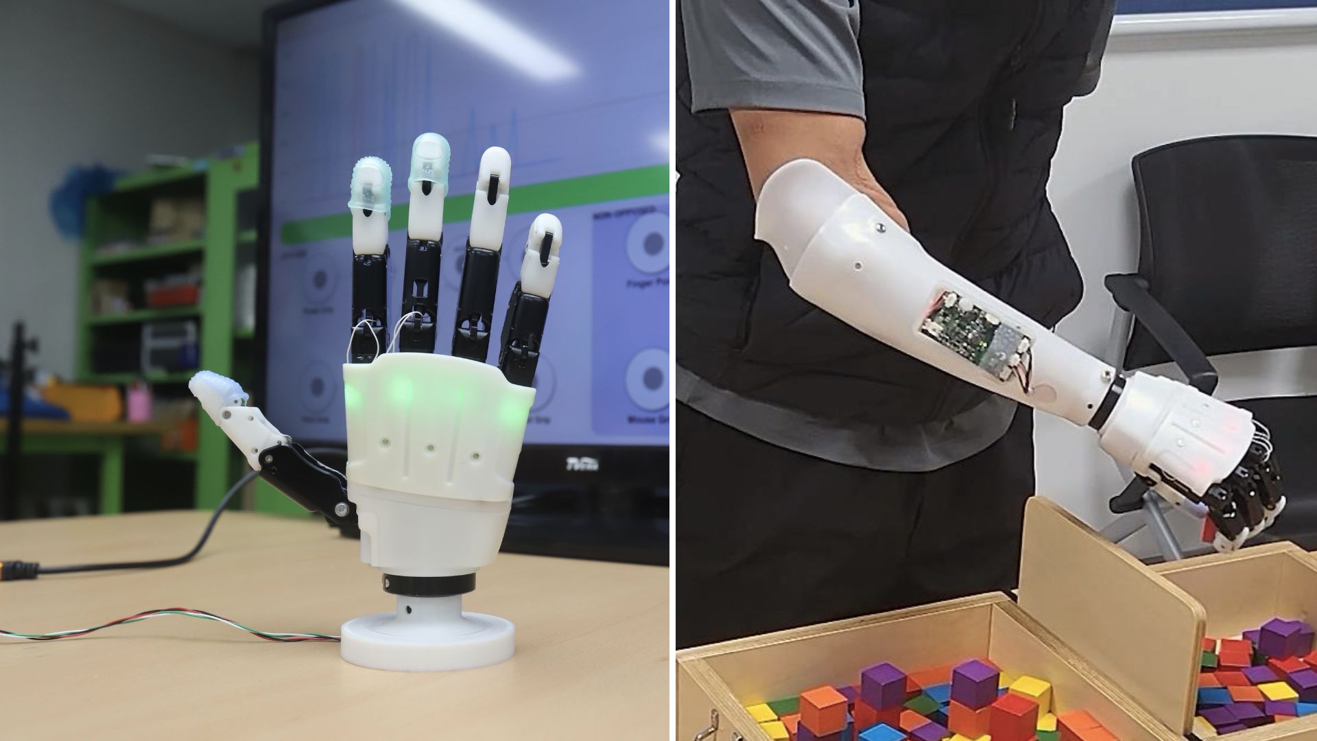 Robotic hand enables amputees to grasp various objects with simple motion control