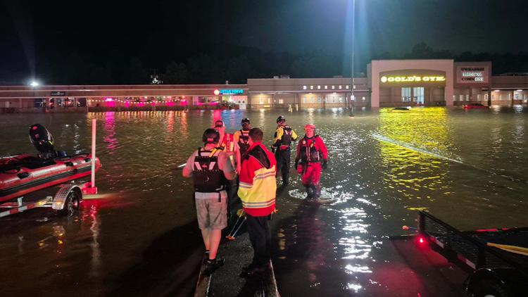 Albemarle crews use boat, raft to respond to flash flood emergencies