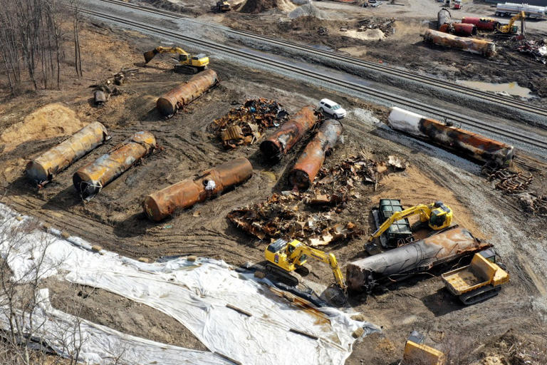 Trump announces $10M to East Palestine for 2023 train derailment
