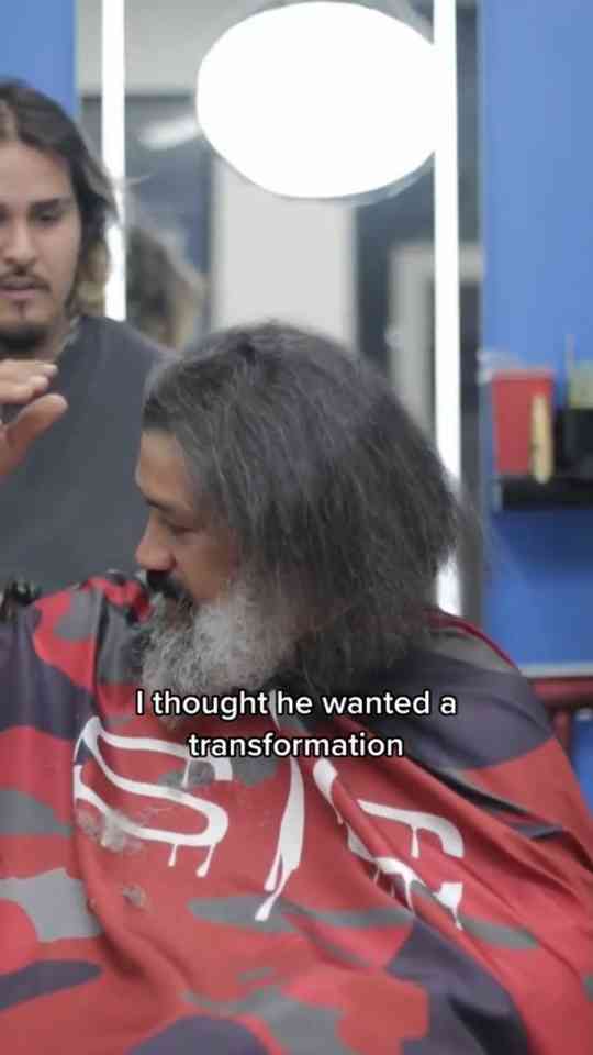 This styling session turned into a major glow-up moment.