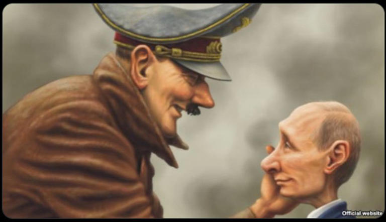 Russian court bans memes portraying Putin as modern-day Hitler