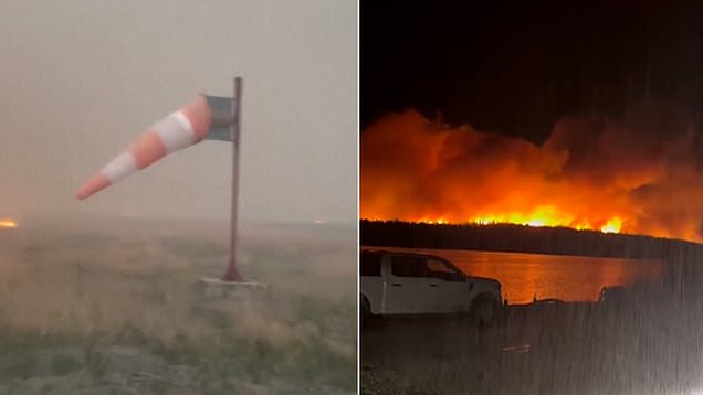 Toxic smoke emerges from Canadian wildfires and worsens air quality