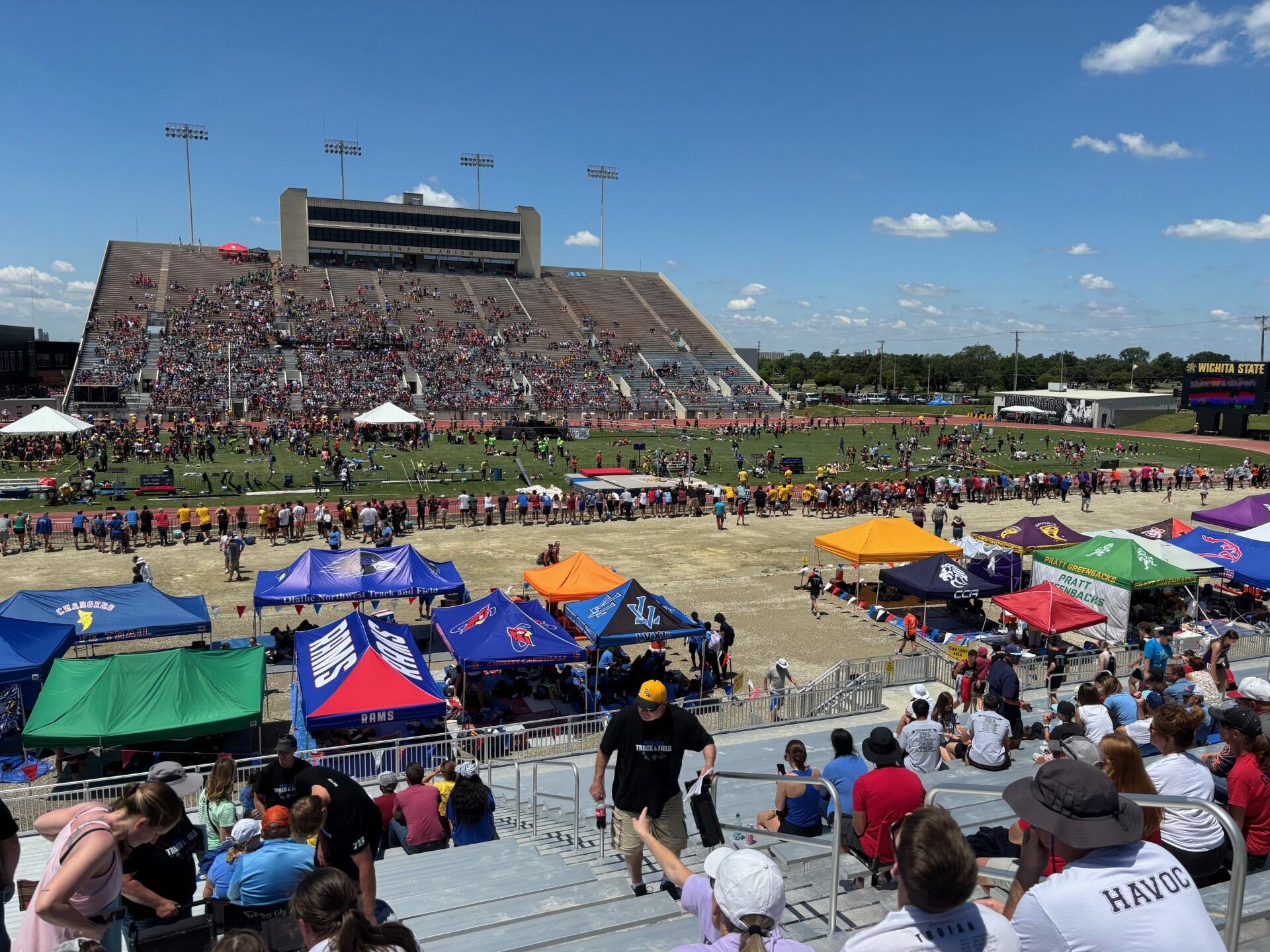 State track kicks off at Wichita State with stadium’s new look