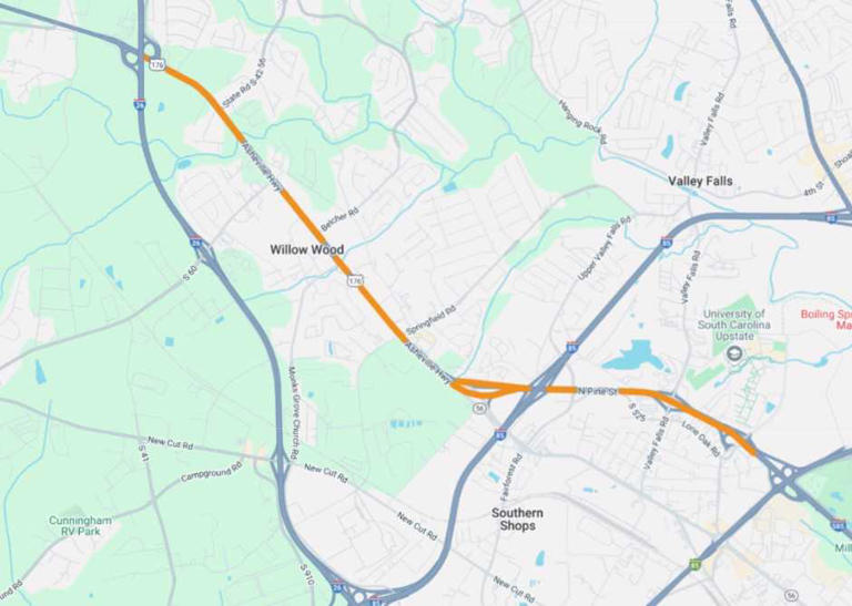 Lane closures expected on busy Upstate highway due to repairs, SCDOT ...