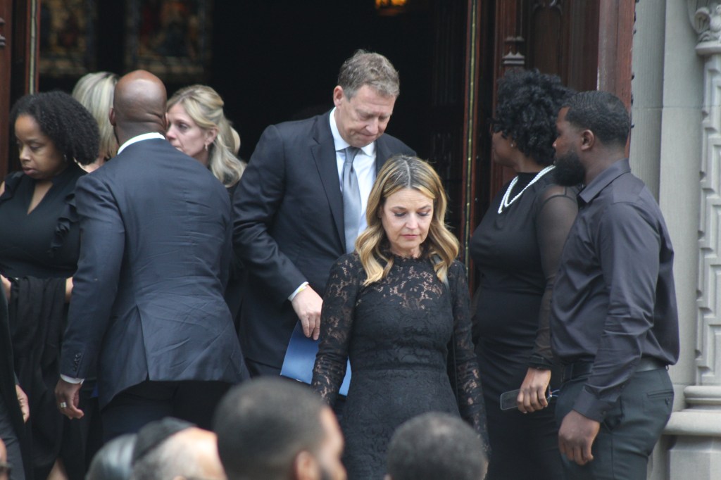 Sheinelle Jones supported by ‘Today’ colleagues at husband’s funeral