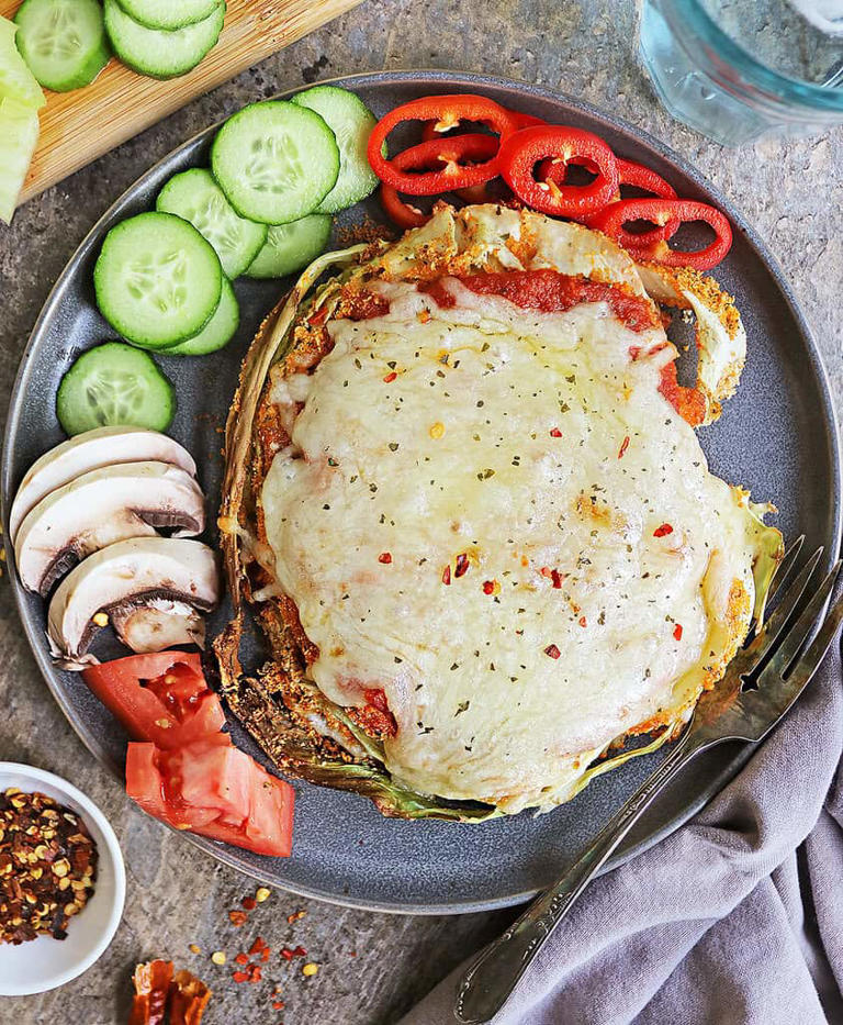 Easy Cabbage Parmesan (A Low Carb Recipe)