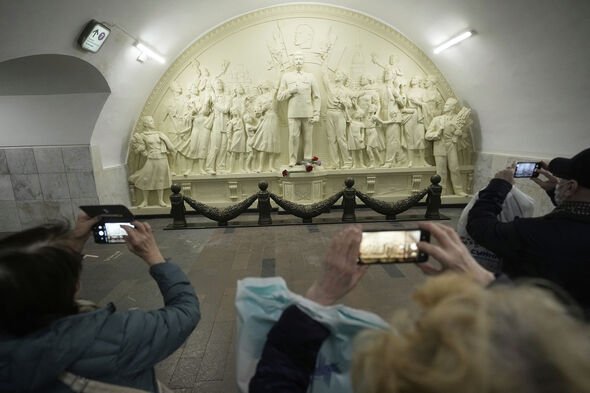 Statue of Stalin is unveiled in the Moscow subway as Russia attempts to ...