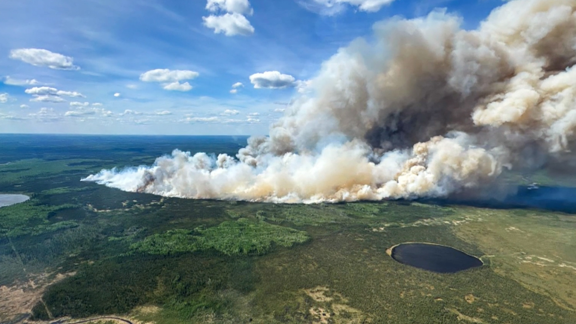Raging wildfires in Alberta force evacuations in remote communities