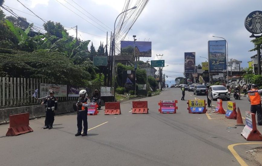 Libur panjang, polisi berlakukan ganjil genap di jalur Puncak Bogor