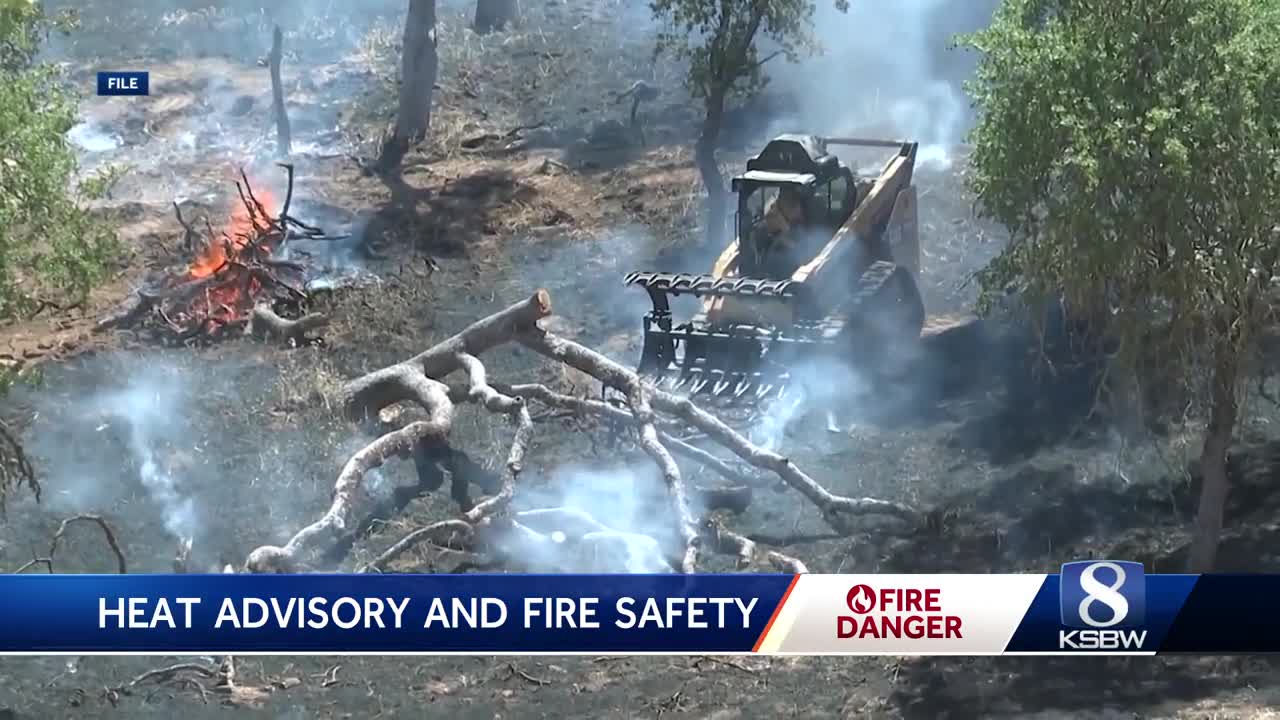 Heat Advisory and Fire Safety across Monterey and San Benito counties