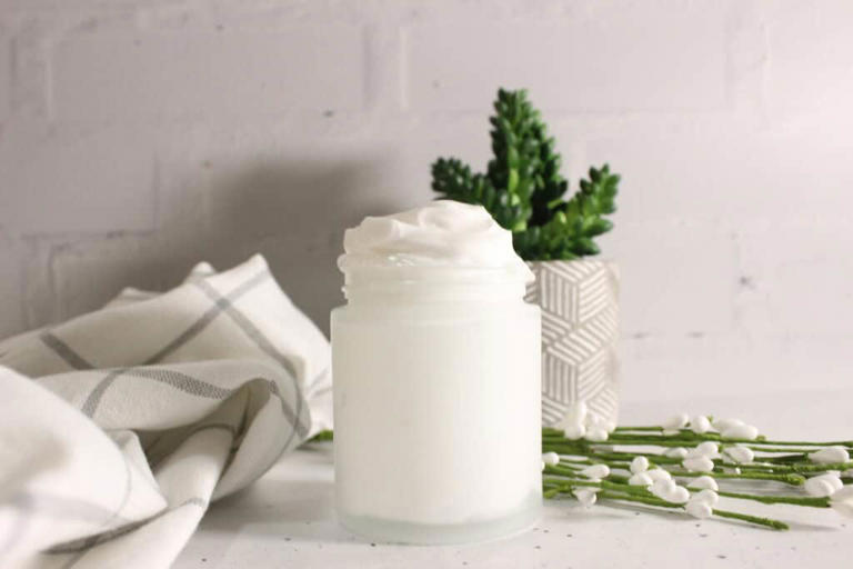 DIY tallow and castor oil face cream