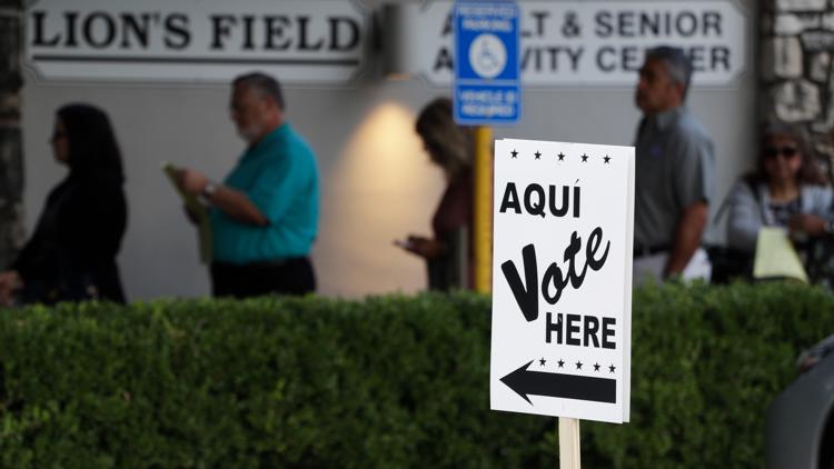 Which SA voting sites are seeing the shortest lines so far?