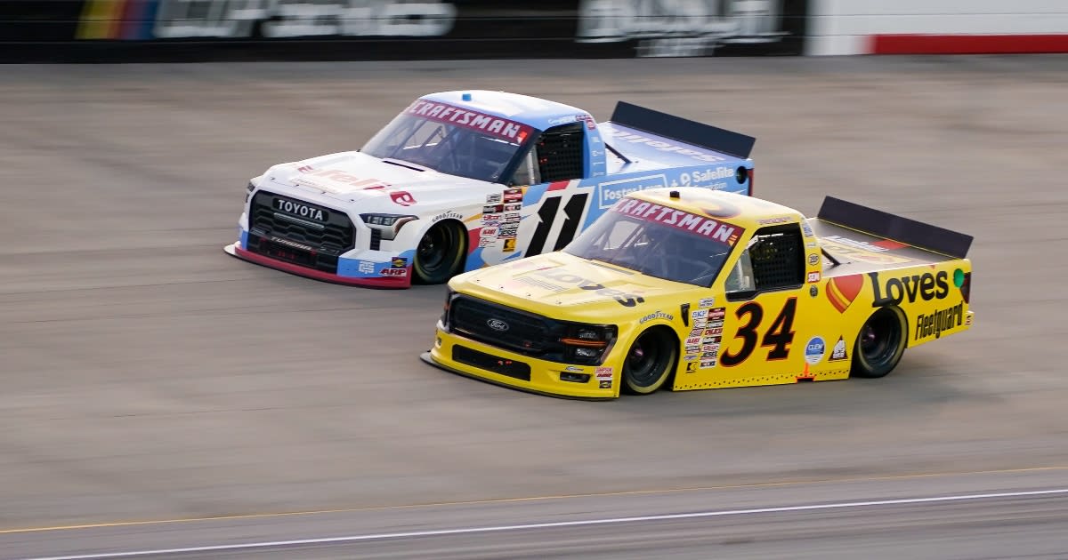 Corey Heim jabs Layne Riggs after clean race in Nashville: ‘First time ...