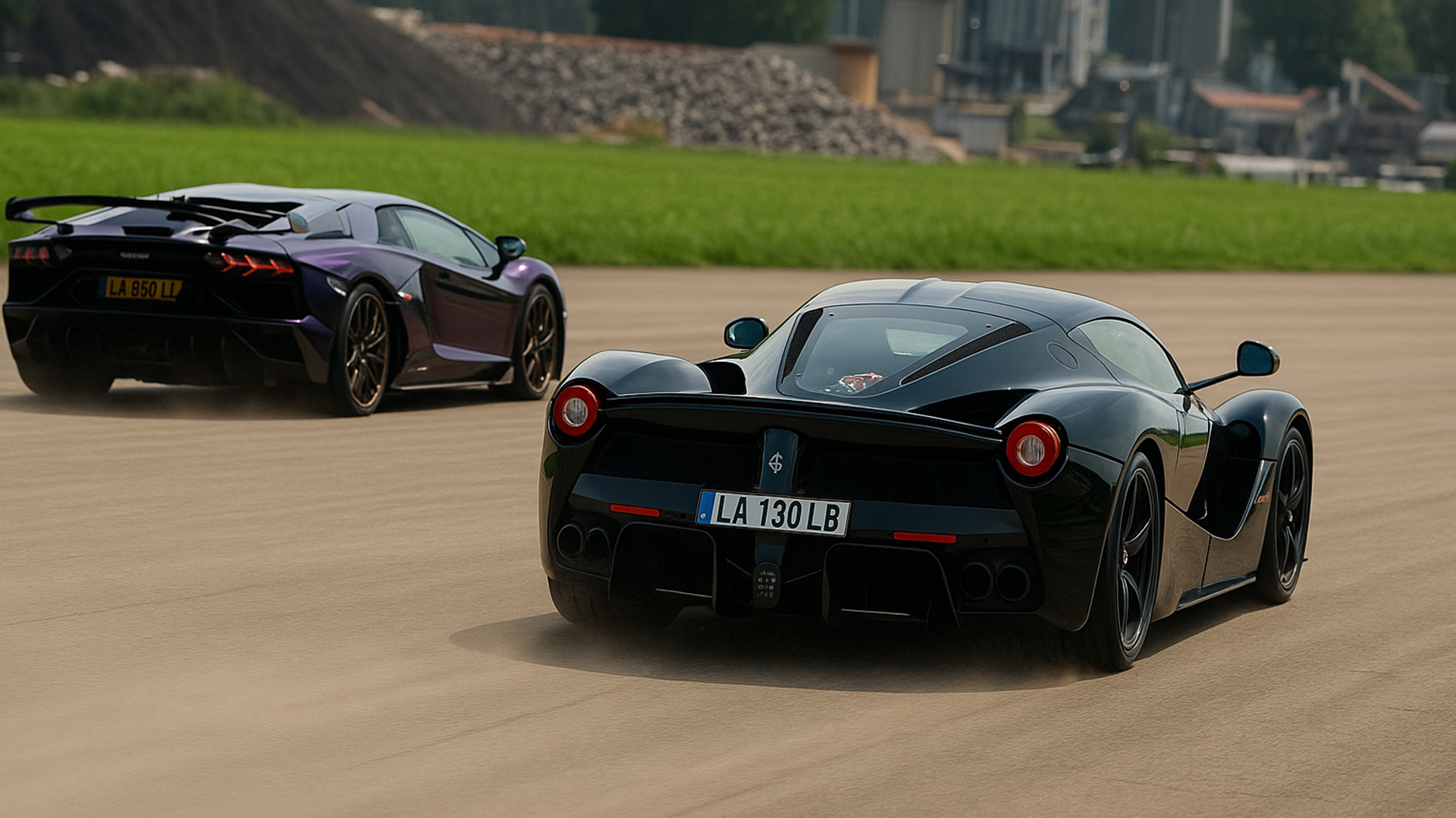 Lamborghini Aventador SVJ vs Ferrari LaFerrari – V12 Hypercar Showdown!