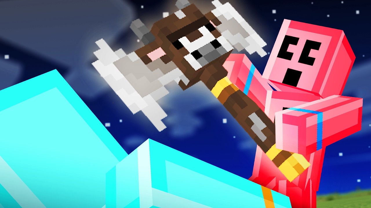 Minecraft but Every Mob Becomes a Weapon