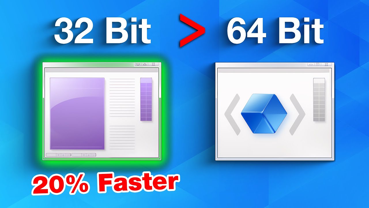 Should you ever use 32-bit versions of apps?