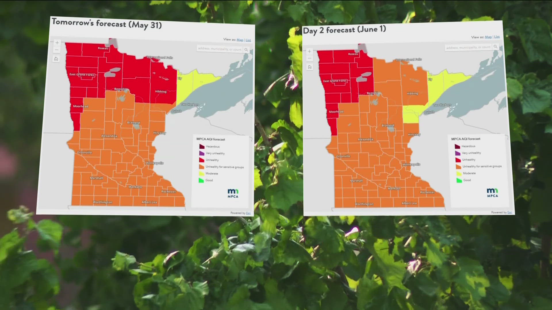 Air quality alerts issued for all of Minnesota