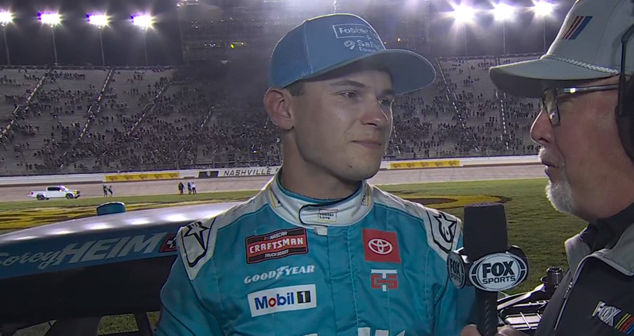 Corey Heim: 'Nice racing against people who aren't gonna wreck you for ...