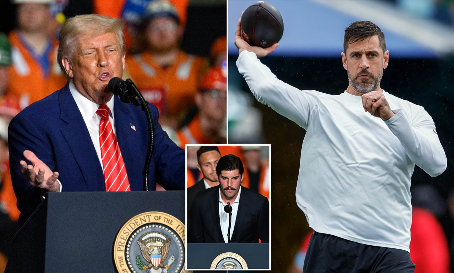 Donald Trump makes bold NFL prediction as QB gives him personal gift at ...