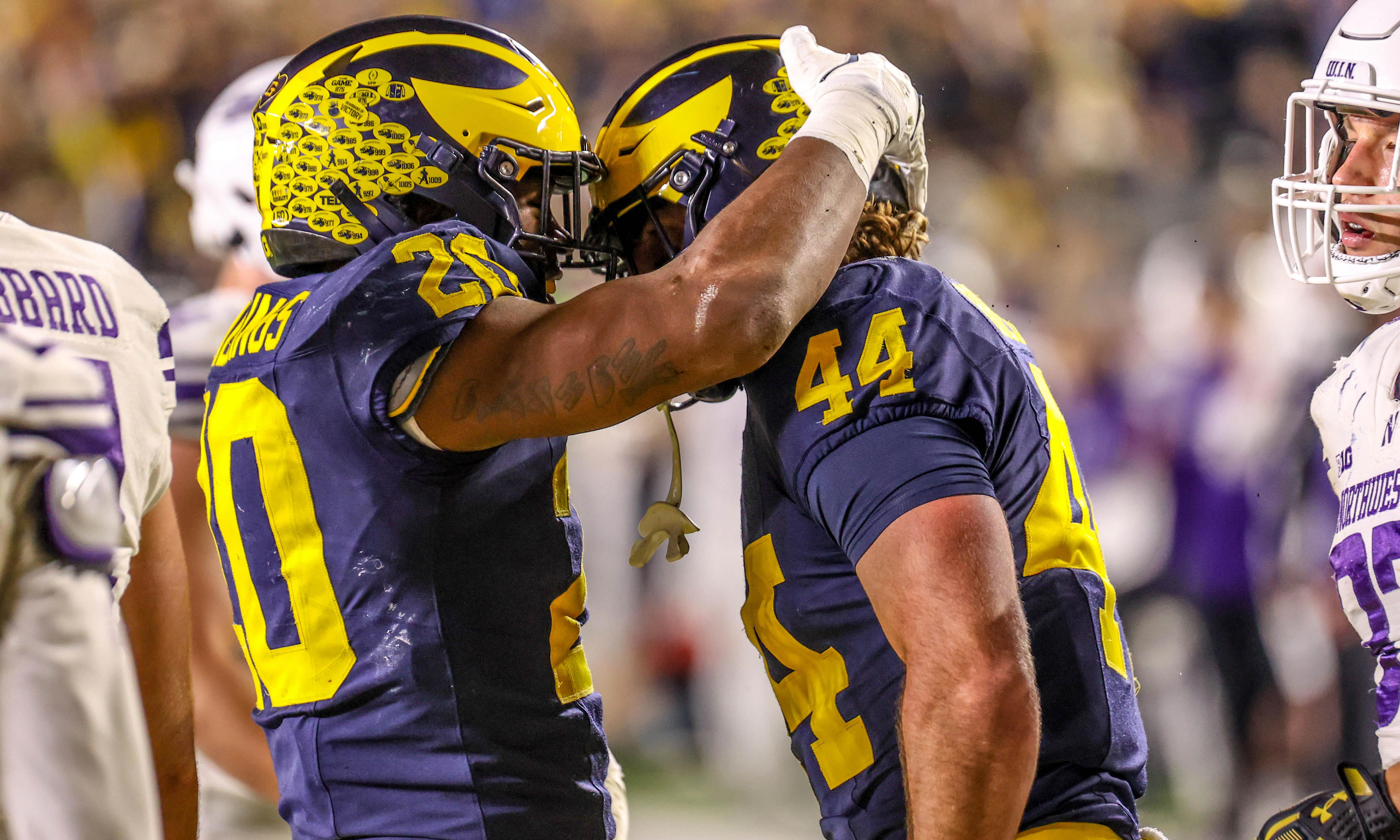 Michigan football to sport blue pants, blue accessories vs ...