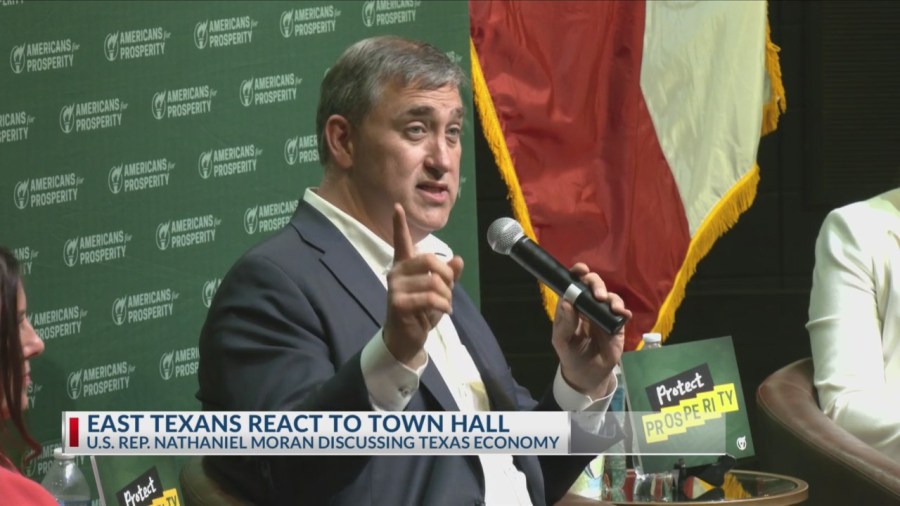 Rep. Moran discusses tax cuts at Americans for Prosperity town hall